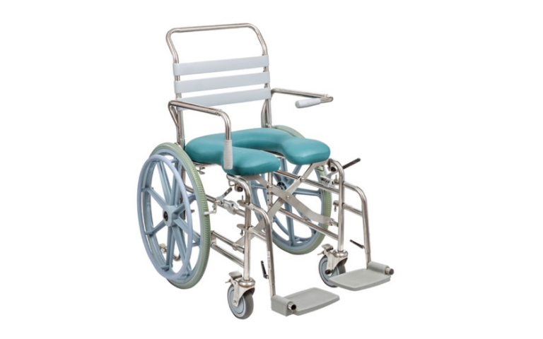Juvo Self Propelled Folding Shower Commode - 460mm - Regency Care