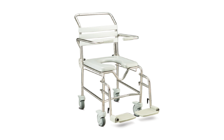Juvo Mobile Shower Commode - Swingaway Legrests - Regency Care